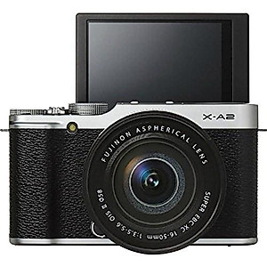 Fujifilm X-A2 Mirrorless Digital Camera with 16-50mm Lens (Brown) - International Version (No Warranty)