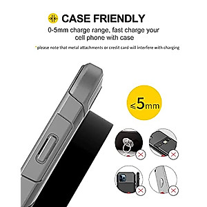 Oinmely Z1 Wireless Charger Wireless Phone Charger Stand 10W Max Compatible with Apple iPhone 14 13 12/12 Pro Max/ 11Pro/11Pro Max/XR/XS Max/XS/X/8/8Plus, Samsung Galaxy