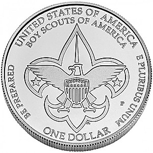 2010 P Boy Scouts Centennial Silver Dollar Commemorative US Mint Uncirculated