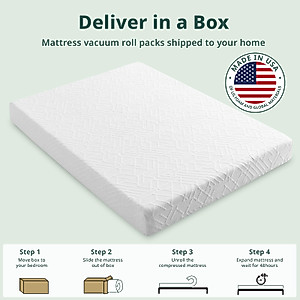 Wellos Queen Size Mattress 12 Inch Memory Foam Bed Mattress in a Box,CertiPUR-US Certified，Fiberglass Free Mattress, Cooling Gel Queen Mattress Medium Firm for Supportive & Pressure Relief
