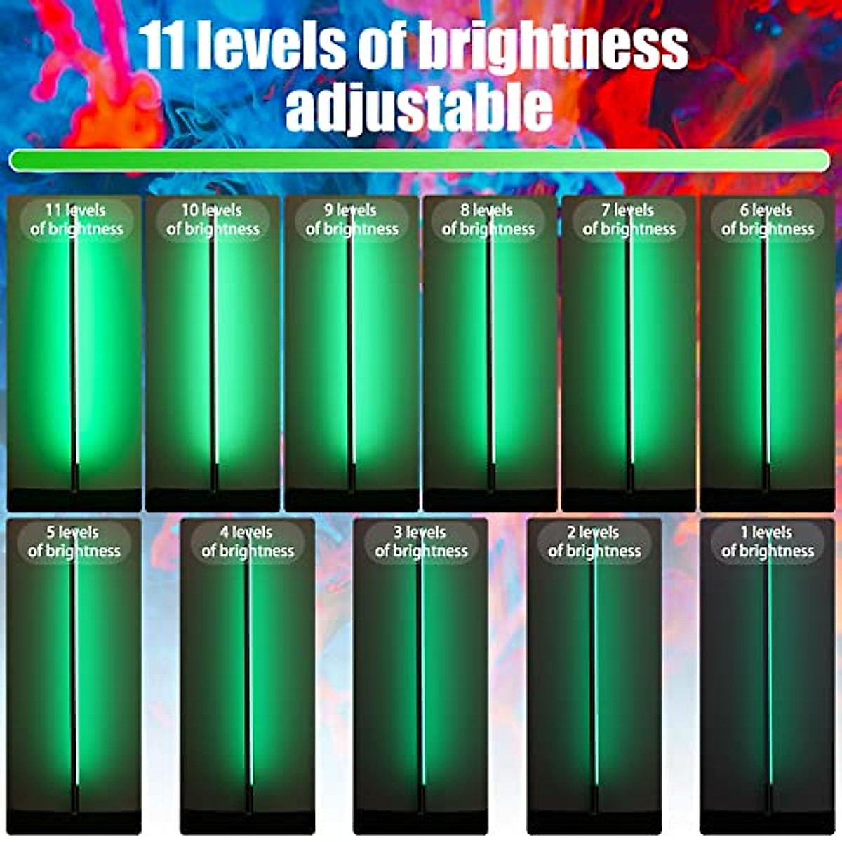 Portable LED Video Light Mood1 Photography Light Stick,Dimmable & Memory,Built-in 2000mAh Battery,120cm RGB Photo Lamp for YouTube,TikTok,Game Streaming,Party Bar (120cm)