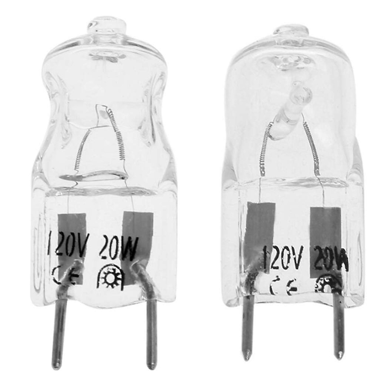 G8 Halogen Bulbs 20W G8 20Watt 120V Halogen Light Bulbs T4 JCD Type 120V Bi-Pin Base G8 Lamp for Under Cabinet Puck Lighting Replacement,Clear Lens,Warm White,2700K,10 Pack