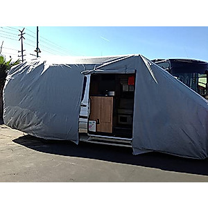 CarsCover Waterproof Class B RV High Top Conversion Van Cover Fit up to 21ft (252 inch) Sprinter, Minibus, Winnebago Era, Roadtrek, Airstream Interstate, Great West, Leisure Travel, Pleasure-Way