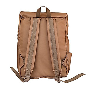 BOTELA - Sustainable 15.6" Laptop Backpack, Made with 100% Polyester Fabric From Recycled Plastic Bottles, EcoFriendly Bag, Beige
