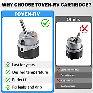 RP50587 Delta Cartridge Valve Replacement for DST Single Handle Kitchen and Lavatory Faucets Repair Parts Universal Delta Faucet Diamond Seal Technology Single Handle Valve Cartridge with Allen Wrench