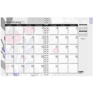 House of Doolittle 2023-2024 Monthly and Weekly Calendar Planner, Academic, Wild Flower, 7 x 9 Inches, August - July (295474-24)