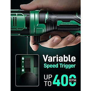 KIMO 20V Cordless Ratchet Wrench 1/2" Set, 74 Ft-lbs 400 RPM Electric Ratchet Wrench, Battery Powered Ratchet with 7 Sockets, 3" Extension Bar, 3/8" Adapter, 2-Pack Lithium-Ion Batteries, Fast Charger