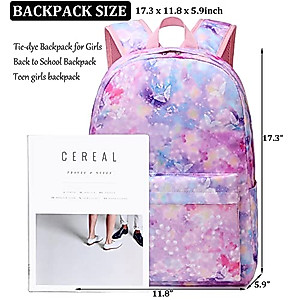 JIANYA School Backpack for Teen Girls School Bags Lightweight Kids Girls School Book Bags Backpacks Sets