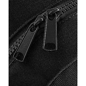 BagBase Mini Essential Knapsack Bag (One Size) (Black)