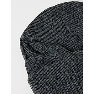 Carhartt Men's Knit Cuffed Beanie, Coal Heather, One Size