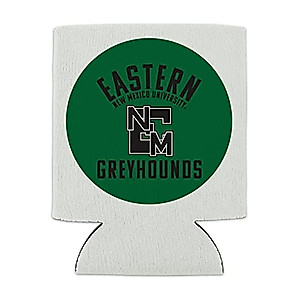 Eastern New Mexico University Greyhounds Logo Can Cooler - Drink Sleeve Hugger Collapsible Insulator - Beverage Insulated Holder