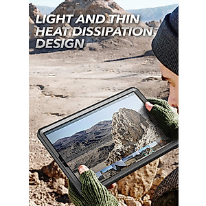 SUPCASE UB Pro Series Case for Galaxy Tab S6, with Built-in Screen Protector Full-Body Rugged Kickstand Protective Case for Galaxy Tab S6 10.5 Inch Model SM-T860/T865/T867 2019 Release (Black)