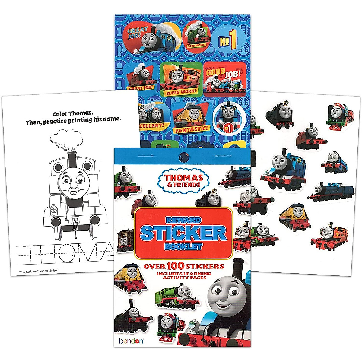Thomas The Train Imagine Ink Book and Sticker Book Set