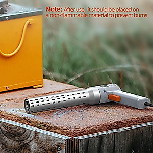 Towallmark Electric Charcoal Starter, 2000W Electric Fire Starter, BBQ Smoker, Grill Starter, Chemical Free Heated Air with Built-in Blower reaches 1200°F in 60 sec