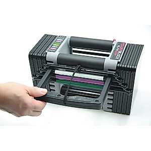 PowerBlock Elite EXP Adjustable Dumbbells, Sold in Pairs, Stage 1, 5-50 lb. Dumbbells, Durable Steel Build, Innovative Workout Equipment, All-in-One Dumbbells, Expandable with Expansion Kits