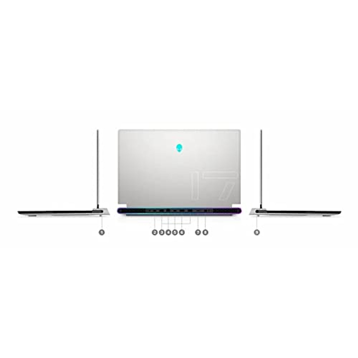 Dell Alienware X17 R1 Gaming Laptop (2021) | 17.3" 4K | Core i9 - 1TB SSD + 1TB SSD - 64GB RAM - RTX 3080 | 8 Cores @ 5 GHz - 11th Gen CPU - 10GB GDDR6X Win 11 Home (Renewed)