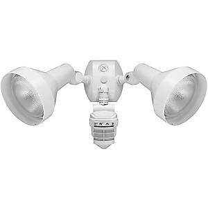 Rab STL360HW 360 Degree 2-Head Super Stealth Outdoor Sensor 1000 Watt 120 Volt White