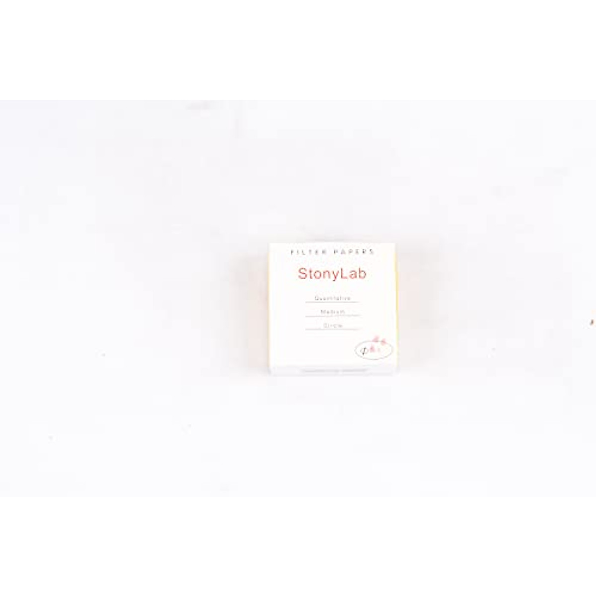 StonyLab Qualitative Filter Paper Circles, 56mm Diameter Cellulose Filter Paper with 20 Micron Particle Retention Medium Filtration Speed, Pack of 100