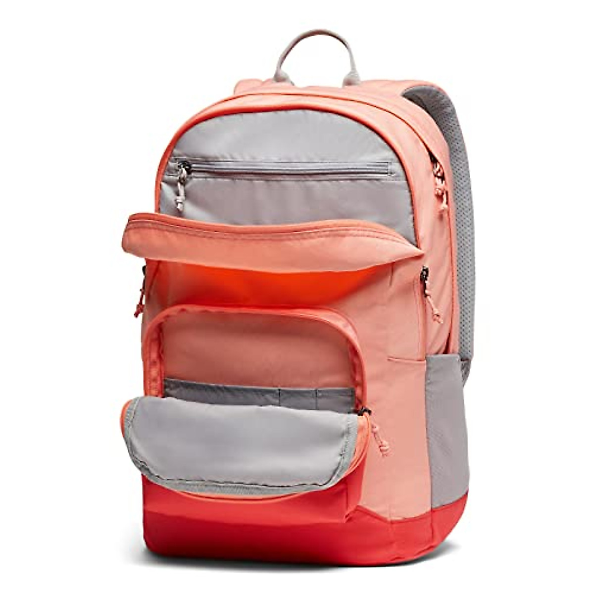 Columbia Unisex Zigzag 30L Backpack, Coral Reef/Red Hibiscus, One Size