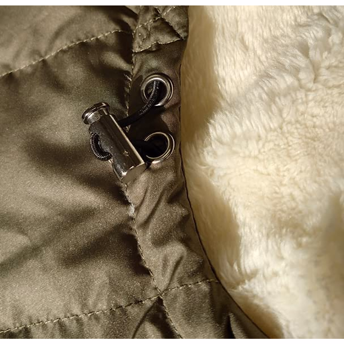 angelette Premium Down Cape Stroller,Carrier Cover and Car Seat Footmuff, Best for Freezing Winter Conditions (Khaki)