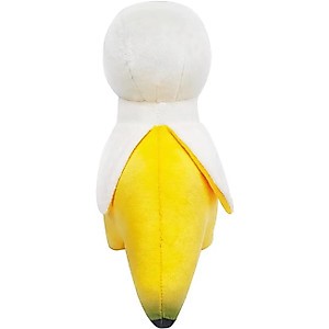 Enivtfz Banana Dinosaur Plush, Bananasaurus Rex Stuffed Animal CuteT-Rex Pillow Funny weirdFruit Plushie The for Dinosaur Lovers Figures Birthday for Kids Girls and Boys 10inch