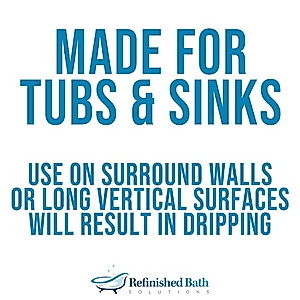 Ekopel Pour On Bathtub Refinishing Kit - No VOC - Made in The USA - Most Durable Tub Reglazing - Longest Lasting Tub And Countertop Paint- Gloss White