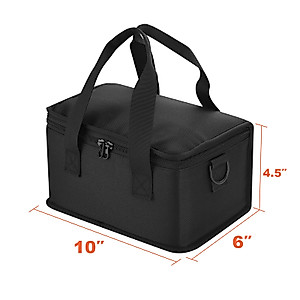 Acrylic Paint Organizer Paint Holder Bag with Handle and Shoulder Strap for Craft Hobby Paint Storage, Acrylic Paint Storage Craft Paint Storage, Paint Case for Apple Barrel & Other Brand Paint