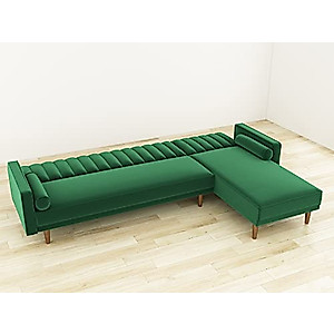 Gold Sparrow Sonoma Sectional, Jade