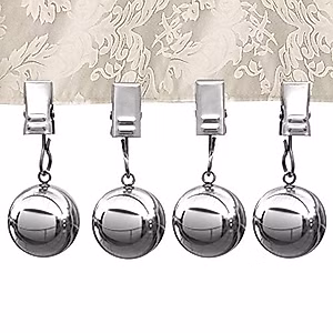 Tablecloth Weights, 10oz Heavy Premium Tablecloth Clips Added Weights (4 Pack)