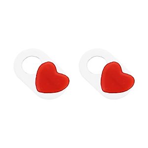 Mobestech Desktop Camera 2 PCS Computer Webcam Slide Cover Heart Shaped Laptop Privacy Blocker Camera Guard Cover Slide Phone Blocker Sticker for Women and Men