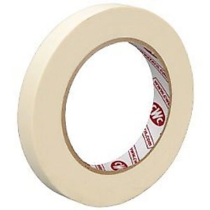 1/2" x 60 Yard 5.6 Mil Masking Tape (72 Rolls) - MILLER-CWC 055310