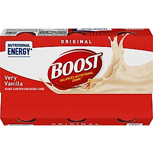 BOOST Original Balanced Nutritional Drink, Very Vanilla, 8 FL OZ (Pack of 6)