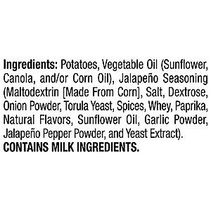 Lay's Kettle Cooked Potato Chips, Jalapeno, 0.85 Ounce (Pack of 40)