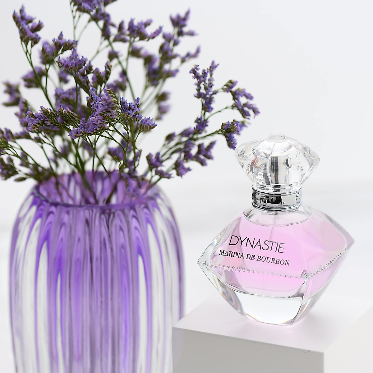 Dynastie Mademoiselle by Princesse Marina De Bourbon - Eau de Parfum for Women - Opens with Pear, Mandarin Orange and Black Currant - Blended with Peony - For Joyful and Fanciful Ladies - 3.4 oz