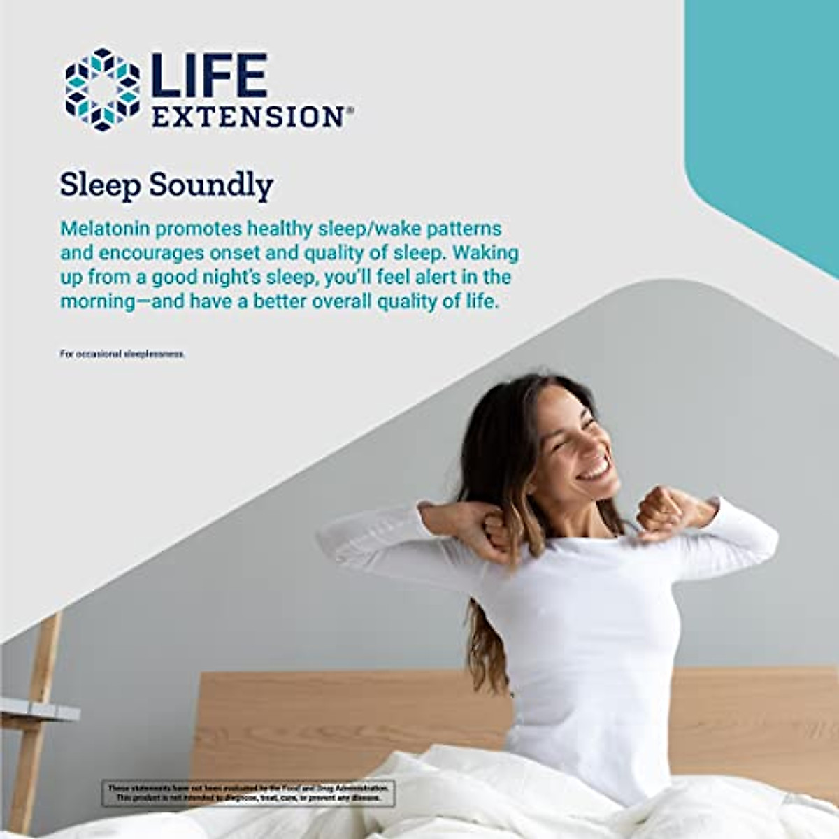 Life Extension Melatonin 3 mg Lozenges - Support Healthy & Restful Sleep, Immune Health & Circadian Rhythms - Melatonina Supplement - Non-GMO, Gluten-Free, Vegetarian - 60 Fast Dissolve Lozenges