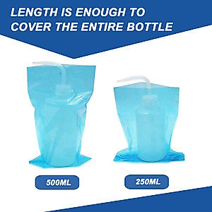 Gakonp 250pcs Tattoo Bottles Bags with 2pcs Tattoo Wash Bottles 250ml Tattoo Wash Bottle Disposable Squeeze Bottle Sleeves for Tattoo Supplies Tattoo Kits…
