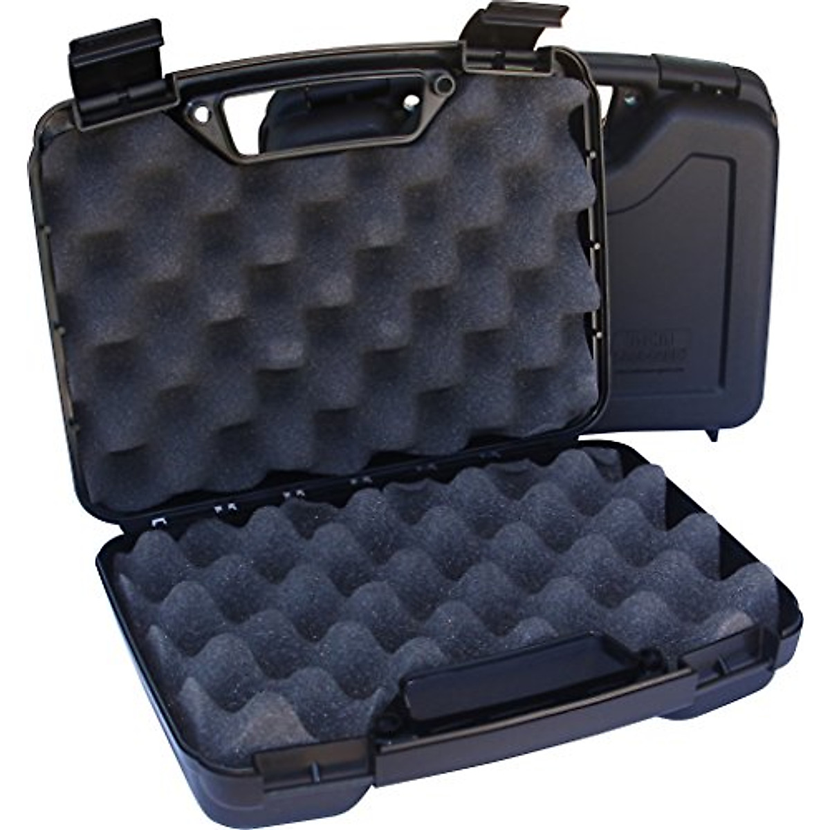 MTM 805-40 Single Pistol Handgun Case up to 4" Revolver Barrel, Black, 10.1"x8.0"x3.2"