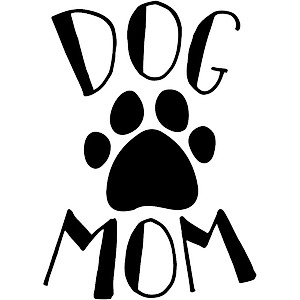 CafePress Dog Mom Paw Mugs Ceramic Coffee Mug, Tea Cup 11 oz