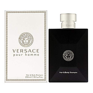Versace Signature Pour Homme Hair and Body Shampoo 8.4 Ounces