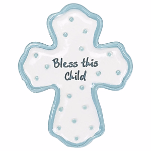 Roman Giftware Inc., Children's Gifts, New Baby, .75" H Bless BOY Box W/Rosary,Religious, Inspirational, Durable (2x2x1)