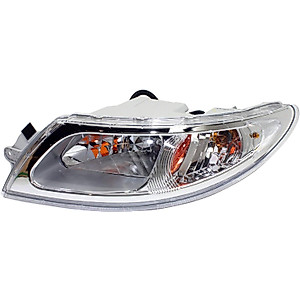 Evan Fischer Headlight Set Compatible with 2002-2016 International 4400LP 4400 Left Driver and Right Passenger Side Halogen With bulb(s)