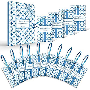 Sachets for Drawers and Closets 14 Packs, Fresh Linen Scented Sachet Bags Long-Lasting Sachets Bags Home Fragrance Perfume Sachets, Gifts for Mom Her, Wardrobe, Car