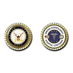 US Navy Hospital Corpsman Challenge Coin - Officially Licensed