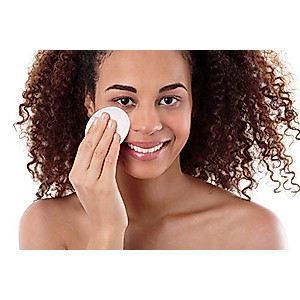 AnnaLisa 100% Pure Combed Cotton Rounds 3 Packs of 80 Hypoallergenic & Absorbing Cotton Pads for Face/Makeup/Nail Polish Removal |240-Piece Italian Round Facial Cleansing|