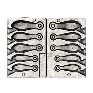 Dimatteo Bank Sinker Mold with 5 Cavities and 1,2.3-Ounce,Without Handle