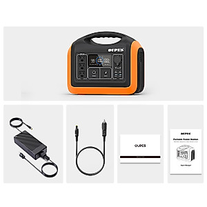 OUPES 1200W Portable Power Station with 100W Solar Panel, Solar Generator 992Wh LiFePO4 Backup with 10 Output Ports(3600W Peak), Outdoor Power Generator for Camping Travel Emergency