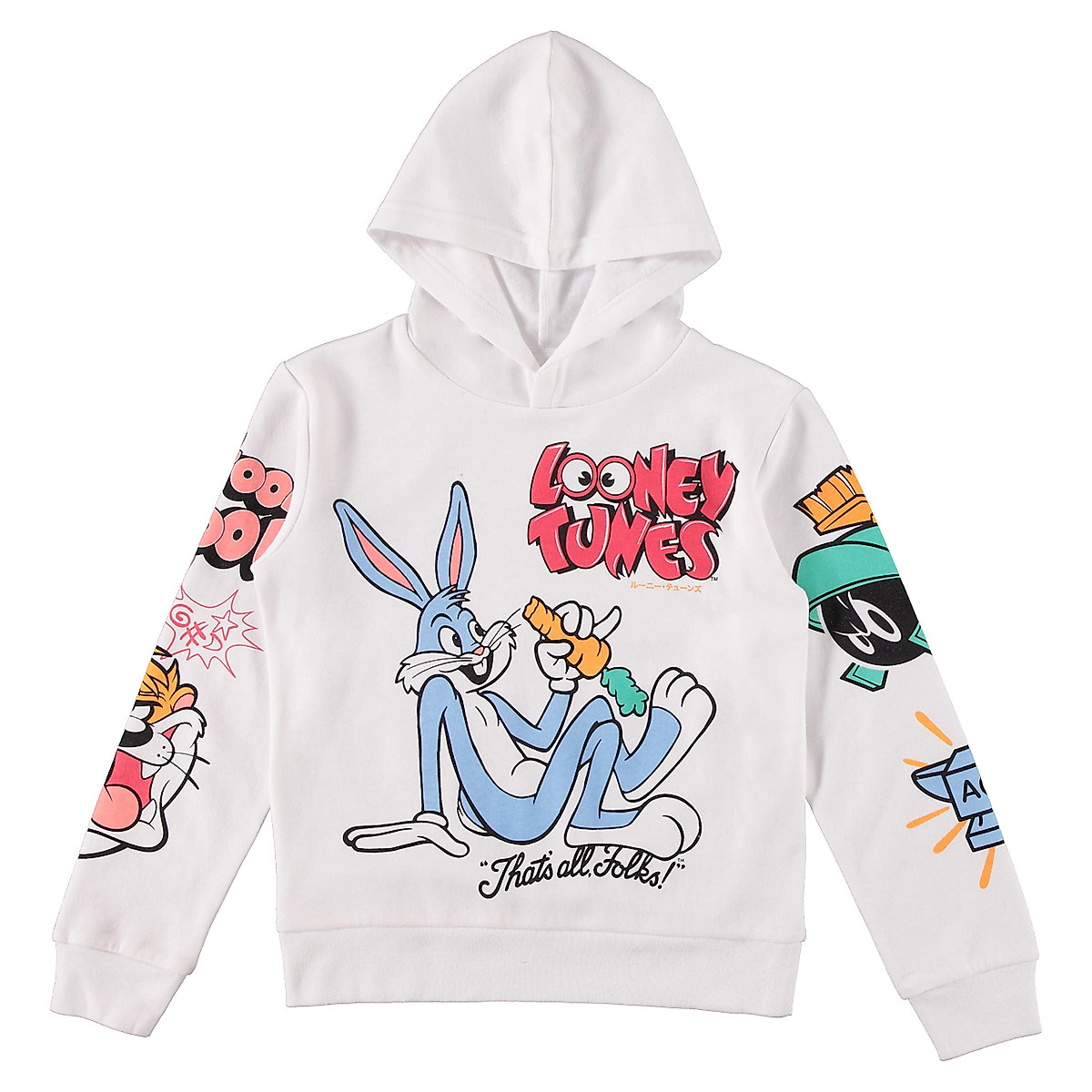 Looney Tunes Boys Hoodie and Jogger Pants 2-Piece Outfit Set- Boys Sizes 4-16
