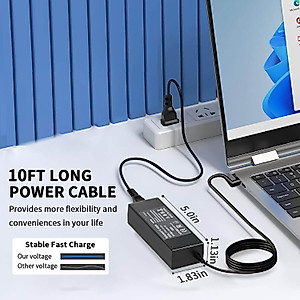 19.5V AC Adapter for Sony Bravia KDL-40 KDL-42 KDL-48 KDL-55 KDL-32 Series KDL-40R510C KDL-40W650D KDL48W590B KDL55W650D KDL48W600B KDL-42W650A KDL-40W600B KDL-32W Smart LED LCD HD TV Screen Power