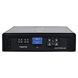 Rockville Krypton-M3 4000w Max/1000w RMS Mono 1 Ohm Car Amplifier Amp+Remote