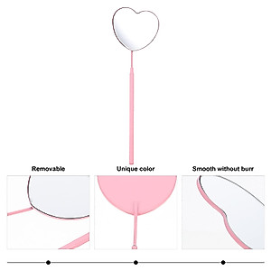 STAHAD Eyelash Check Mirror Eyelash Extensions Accessories Eyelash Extension Supplies Lash Extensions Supplies Eyelash Inspection Mirror Mini Beauty Products Stainless Steel Cosmetic